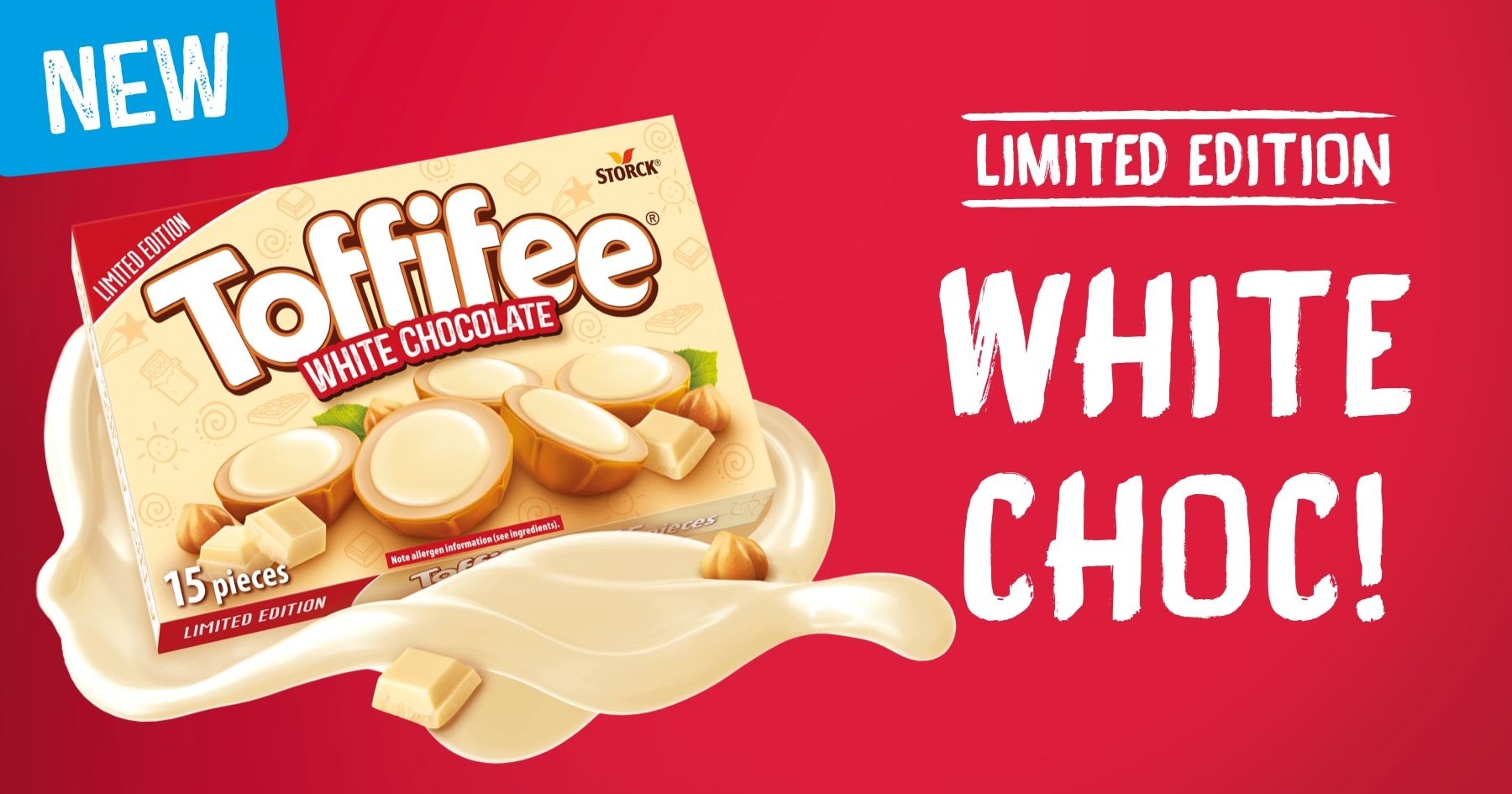 Smooth and creamy: The new Toffifee White Chocolate Limited Edition.